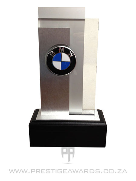 Custom Aluminium and Perspex Trophy – Prestige Awards