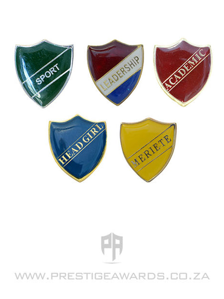 Traditional cast Shield Badge – Prestige Awards